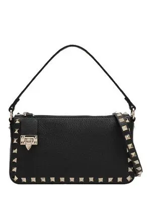 Valentino Garavani Rockstud Shoulder Bag - Black