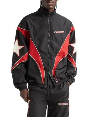 Amiri Sport Colorblock Windbreaker Jacket - Black