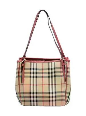 Burberry 2000-2017 Haymarket Check Canterbury Tote Bag - Brown