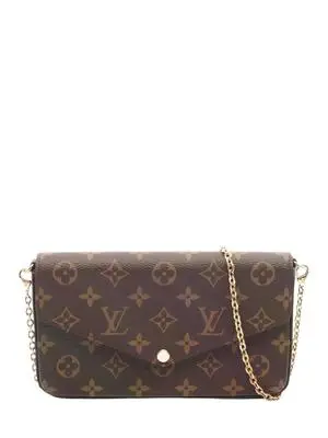 LOUIS VUITTON Monogram Pochette Felicie - Brown