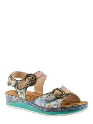SPRING STEP SHOES Offtrak Sandal - Blue Multi