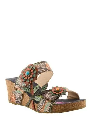 SPRING STEP SHOES Moai Platform Wedge Sandal