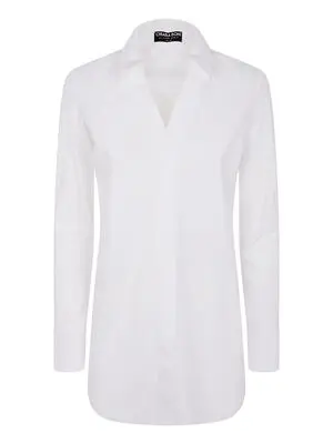 Chiara Boni La Petite Robe Atena Jersey Shirt - White