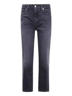 Seven For All Mankind Calie Straight Ankle Jeans - Blue