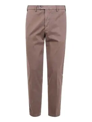 MICHAEL COAL Capri Trousers - Brown