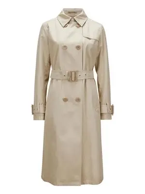 Herno Delon Detta Double Breast Trench Coat - Beige