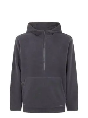SNOW PEAK Water Repellent Fleece Hoodie - Black