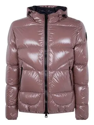 Herno Gloss Bomber Jacket - Brown