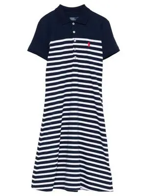 Polo Ralph Lauren Short Sleeve Shirt Dress - Blue