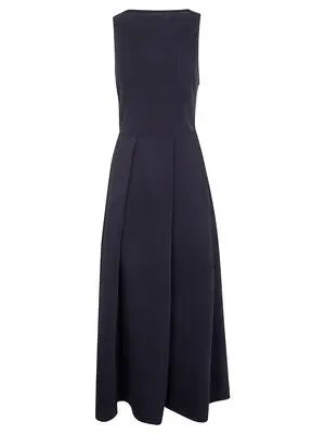 Emporio Armani Long Sleeveless Dress - Black