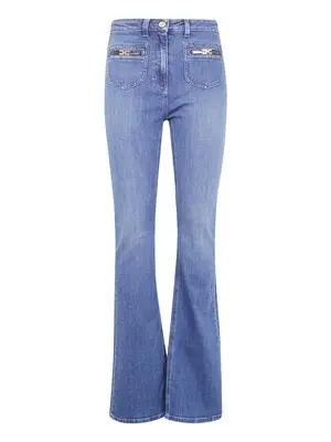 Elisabetta Franchi Flared Jeans - Blue