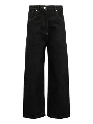 Studio Nicholson Curved Leg Denim - Black