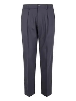 Herno Regular Fit Trousers - Gray