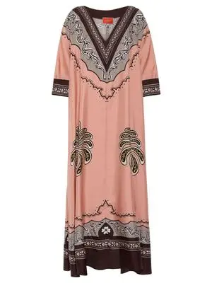 La DoubleJ Muumuu Maxi Dress - Pink