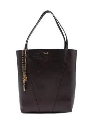 Chloé Spin Leather Tote - Pink
