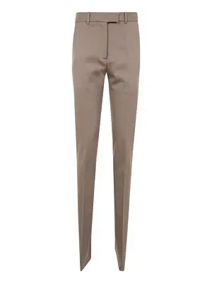 Attico Gabardine Long Pant - Beige