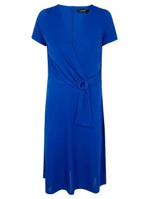 Ralph Lauren Karlee Short Sleeve Day Dress - Blue