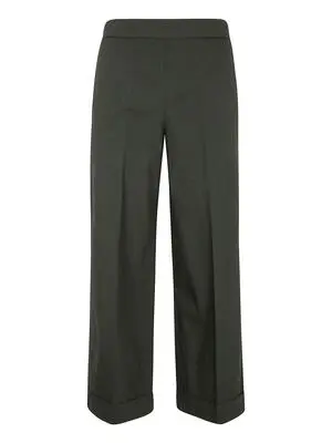 KILTIE Kirk Wide-leg Trousers - Green