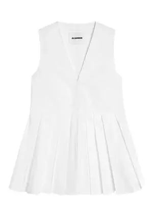 JIL SANDER Sleeveless Top - White