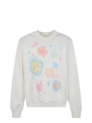 Casablanca Airbrush Icons Sweatshirt - White