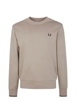 Fred Perry Crew Neck Sweatshirt - Beige