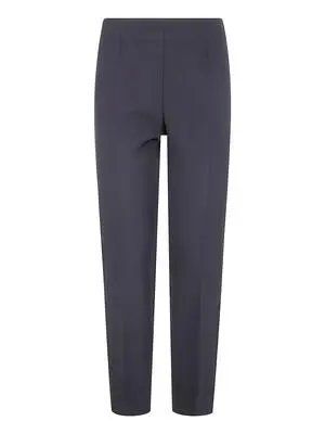 Peserico Comfort Fit Side Zip Trousers - Black