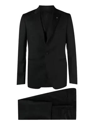 Tagliatore Trio Suit - Black