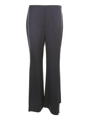 Giorgio Armani Satin Wide Leg Pants - Blue