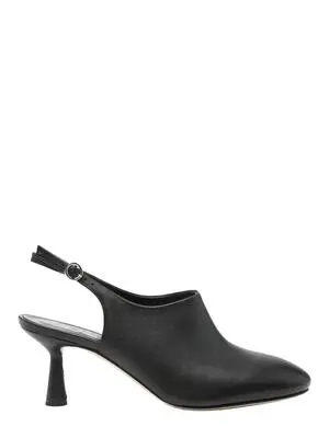AeydĒ Malin Heel Round Toe Pumps - Black