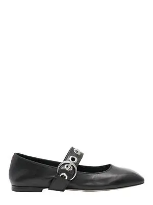 AeydĒ Uma Eyelet Nappa Leather - Black