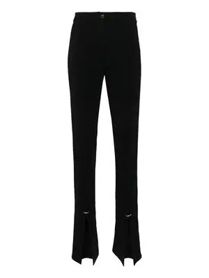 MUGLER Flared Trousers - Black