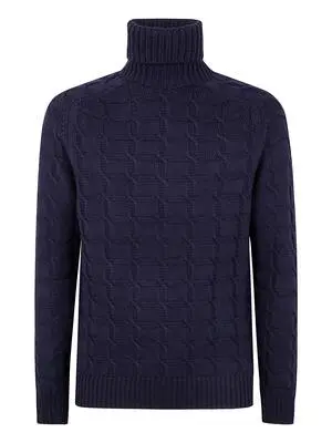 ZANONE Shawl Neck Jacket - Blue