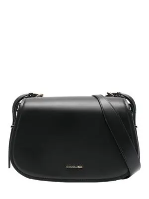Michael Kors Lydia Medium Flap Messenger Bag - Black