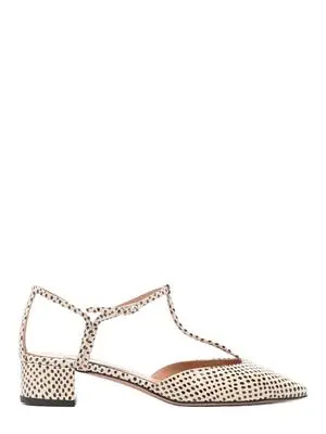 AQUAZZURA Sorbonne T-strap Pumps - White