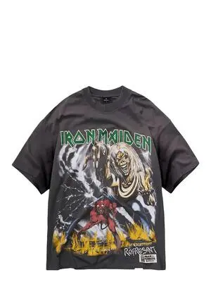 REPRESENT Iron Maiden Number Of Beast T-shirt - Gray