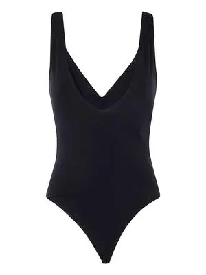 ENTIRE STUDIOS V-neck Bodysuit - Black