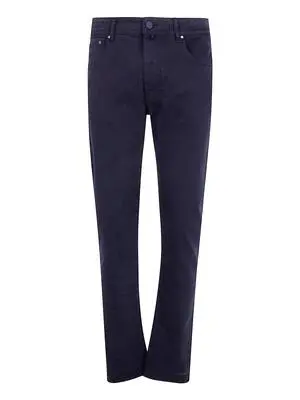 Jacob Cohen Slim Fit 5-Pocket Trousers Blue