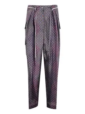 Dries Van Noten Printed Trousers - Red