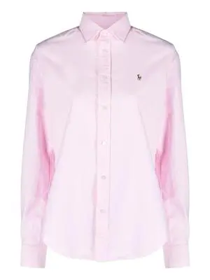 Polo Ralph Lauren Long Sleeve Button-front Shirt - Pink