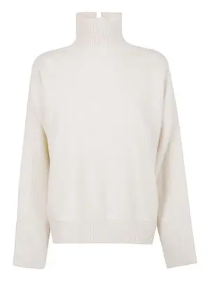 JIL SANDER High Neck Long Sleeves Padded Jumper
