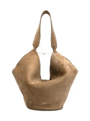 Khaite Lotus Small Tote - Brown