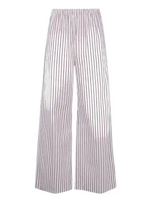 BY MALENE BIRGER Cabello Wide Leg Trousers - Brown