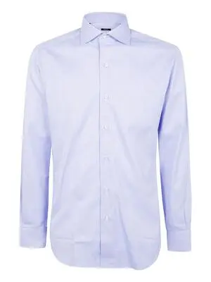 BARBA NAPOLI "oxford" Shirt Blue