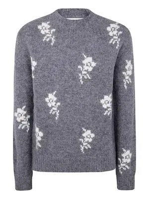 JIL SANDER Jumper Crewneck Long Sleeves - Gray