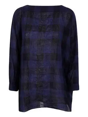 DANIELA GREGIS Camicia Quadrato 5 Cm Checked Shirt - Blue