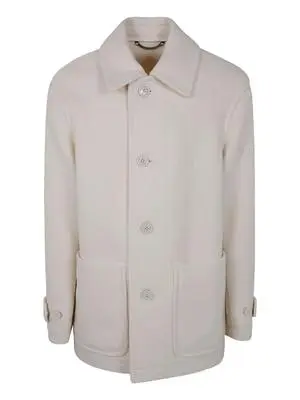 Dries Van Noten Classic Midi Coat - White