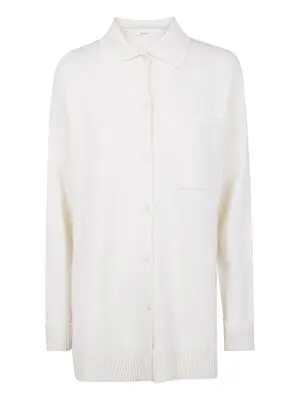 Max Mara Cashmere Polo Shirt - White