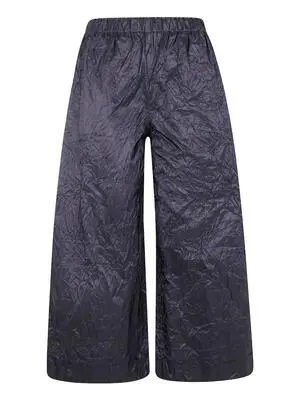 DANIELA GREGIS Waisted Silk Trousers - Black