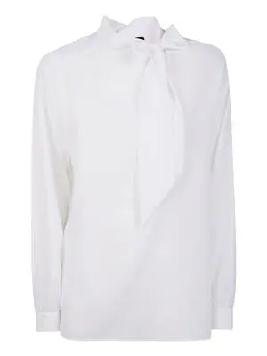 EMPORIO ARMANI Bow Collar Shirt