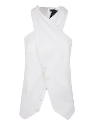 Max Mara Selva Top Gilet - White